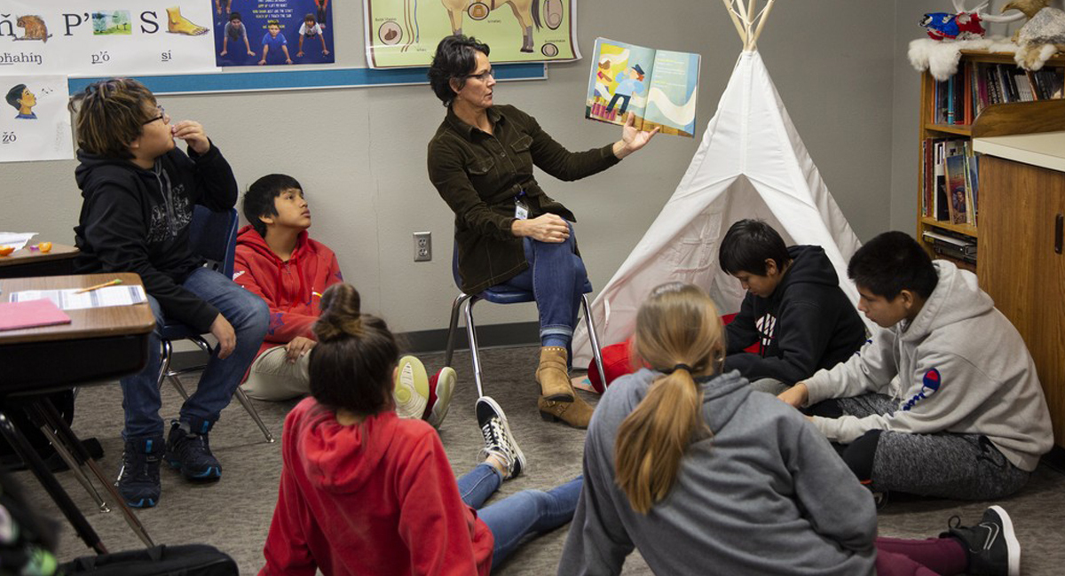 Grades 5-8 - St. Joseph's Indian School Kids