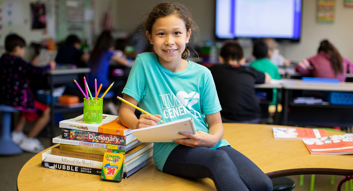 In School - St. Joseph's Indian School Kids